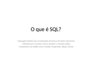 Introducao_SQL_Aula5_Final.pptxhhhgghhhtyt | PPTX