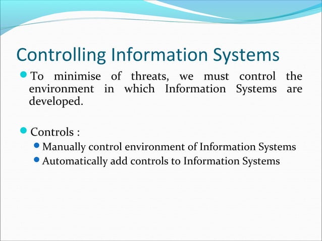Introduction to Information System Security | PPT
