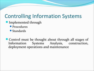 Introduction to Information System Security | PPT