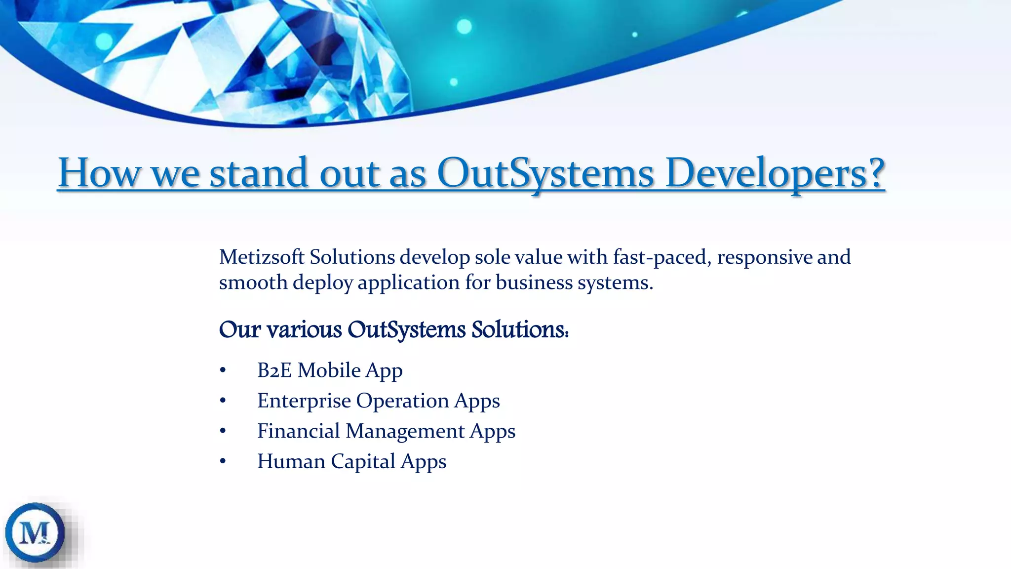 What is OutSystems? | PPTX