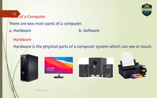 Introduction to computer and Basic concept of Computer.pptx