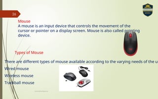 Introduction to computer and Basic concept of Computer.pptx
