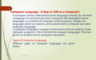 Introduction to computer and Basic concept of Computer.pptx
