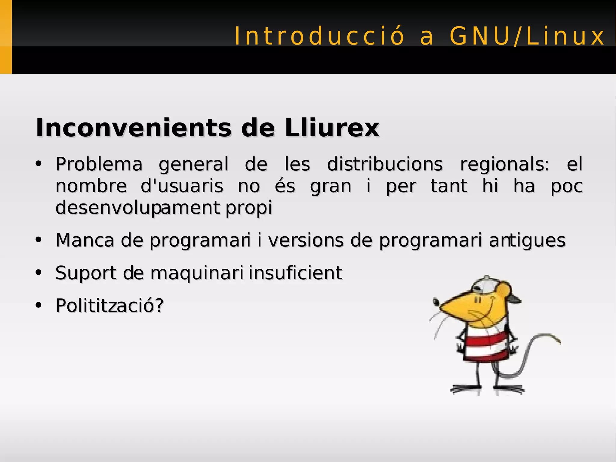 Introducció a GNU/Linux | ODP