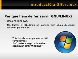 Introducció a GNU/Linux | ODP