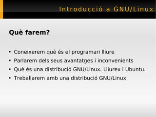 Introducció a GNU/Linux | ODP