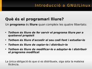 Introducció a GNU/Linux | ODP