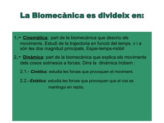 Introducción a la biomecánica | PPT