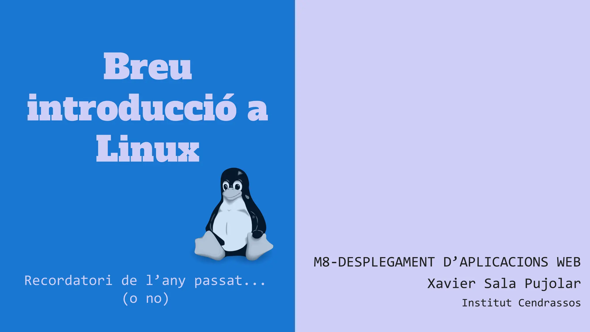 Introducció molt breu sobre el sistema operatiu Linux | PDF