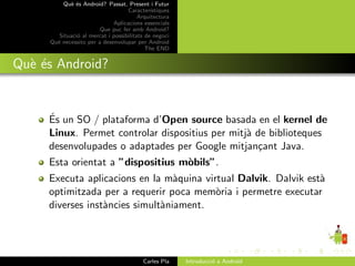 Introducció a Android | PPT