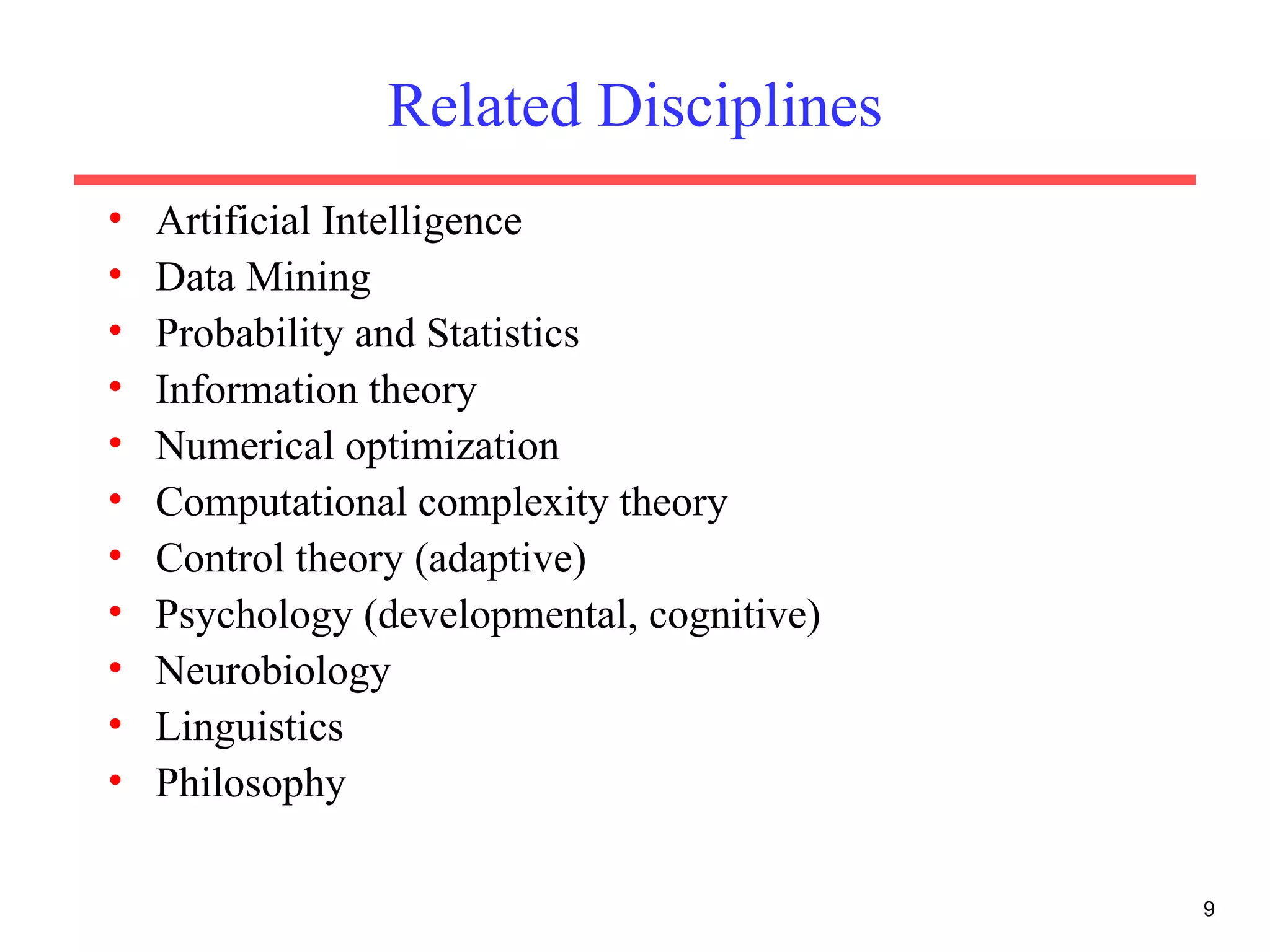 introducción a Machine Learning | PPT