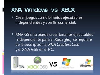 IntroduccióN Al Xna Framework | PPT