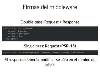 Introducción a aplicaciones php basadas en middleware y psr 7 | PDF