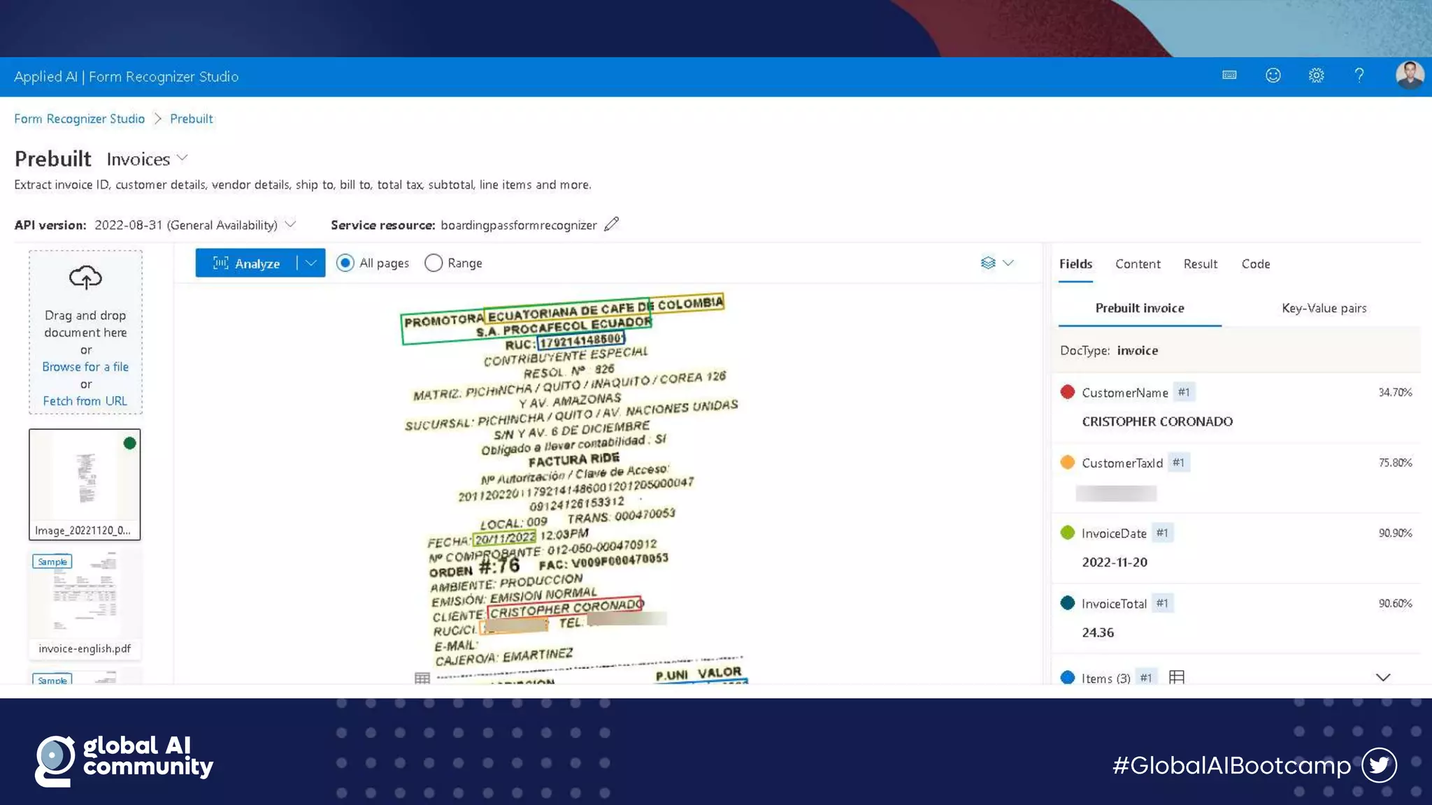 Introducción a Azure Form Recognizer | PPTX