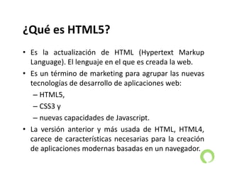 Introducción a html 5 | PPT