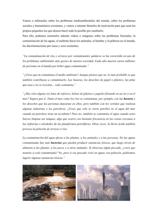 Introducción a la carta de la tierra | DOC