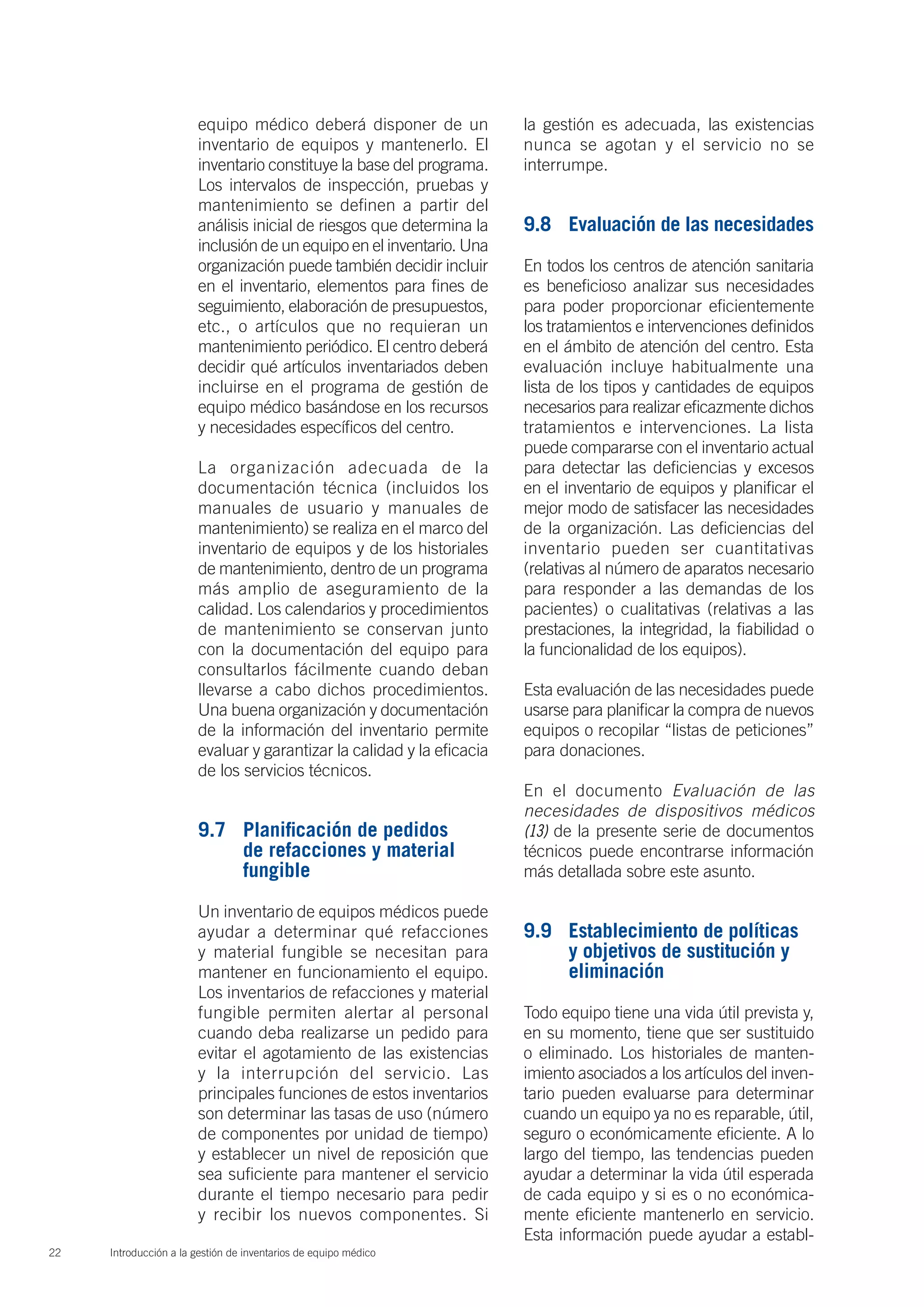 Introducción a la Gestión de Inventarios de Equipo Médico | PDF