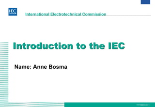 Introducción a la iec | PPT