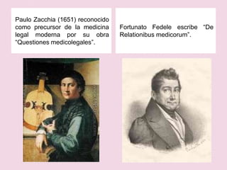 "Introducción a la medicina legal, historia y concepto" | PPTX