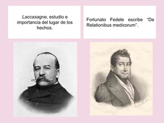 "Introducción a la medicina legal, historia y concepto" | PPTX