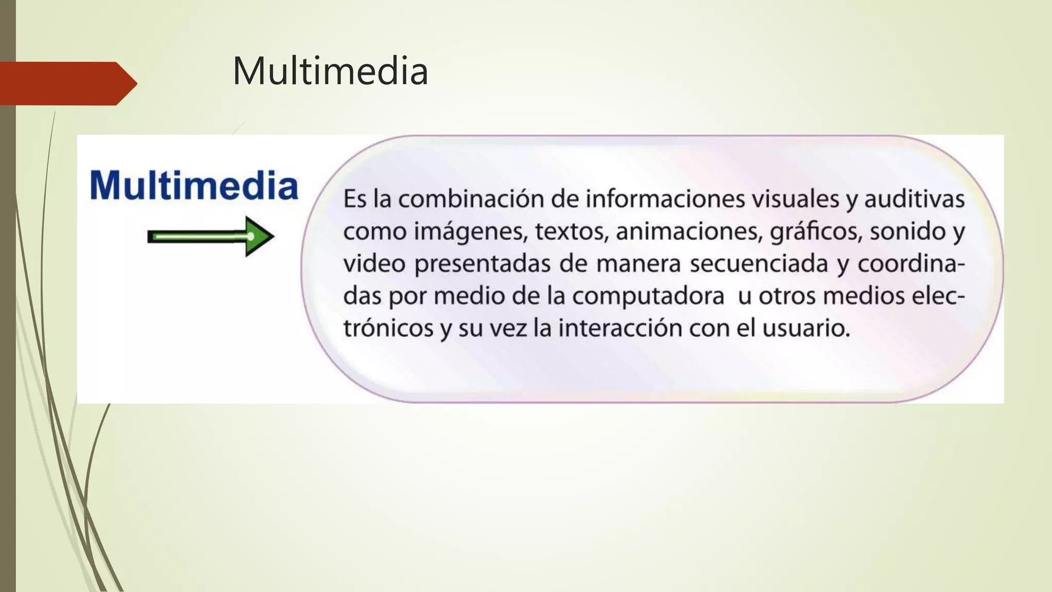 INTRODUCCION A LA MULTIMEDIA | PPTX | Technology & Computing