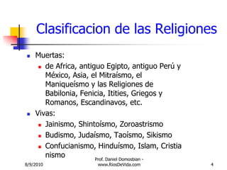 Introducción a las religiones | PPSX