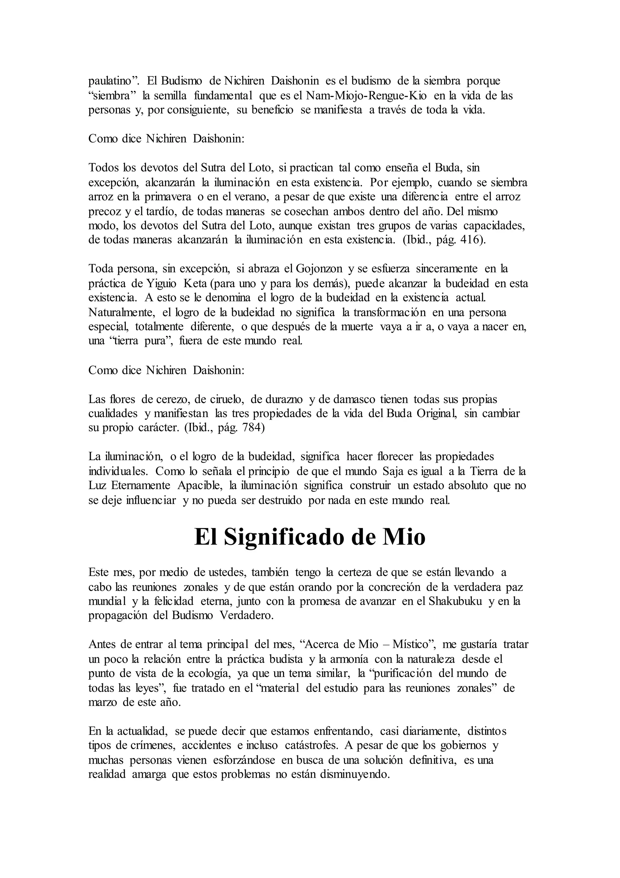 Introducción al budismo nichiren shoshu | DOCX