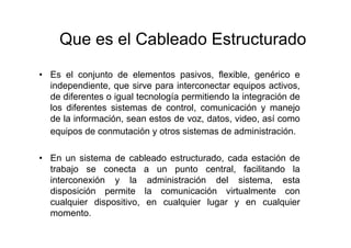 Introducción al cableado estructurado | PDF