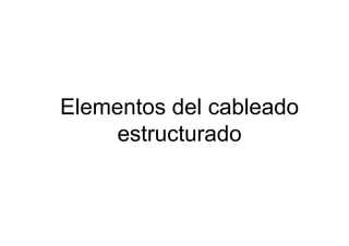 Introducción al cableado estructurado | PDF