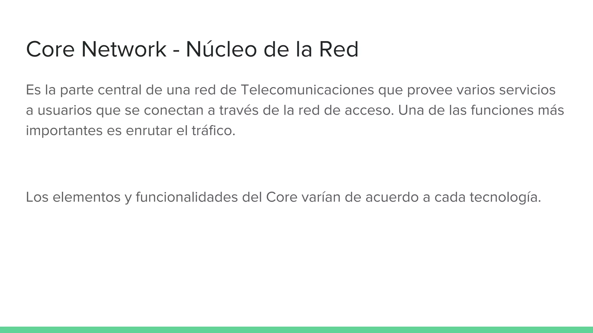 Introducción al núcleo de las redes de telecomunicaciones (core ...