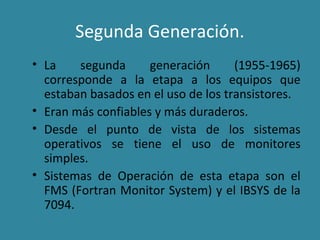 Introducción a los sistemas operativos | PPT