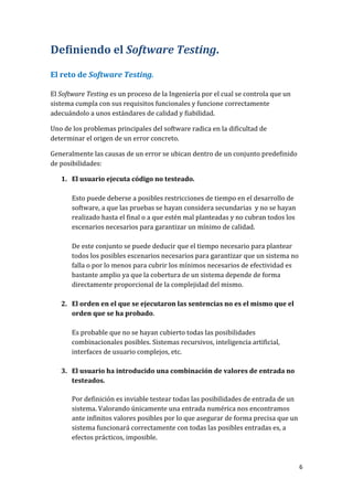 Introducción al software testing | PDF