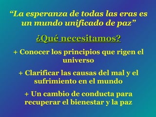 Introducción al Unificacionismo | PPT