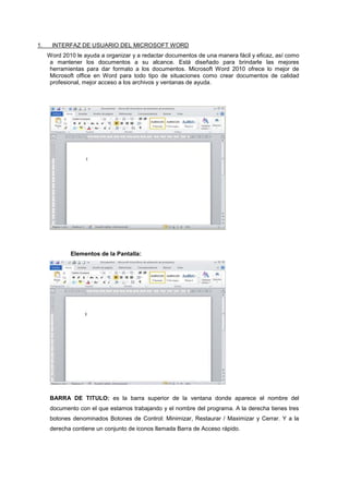 Introducción a microsoft office word | PDF