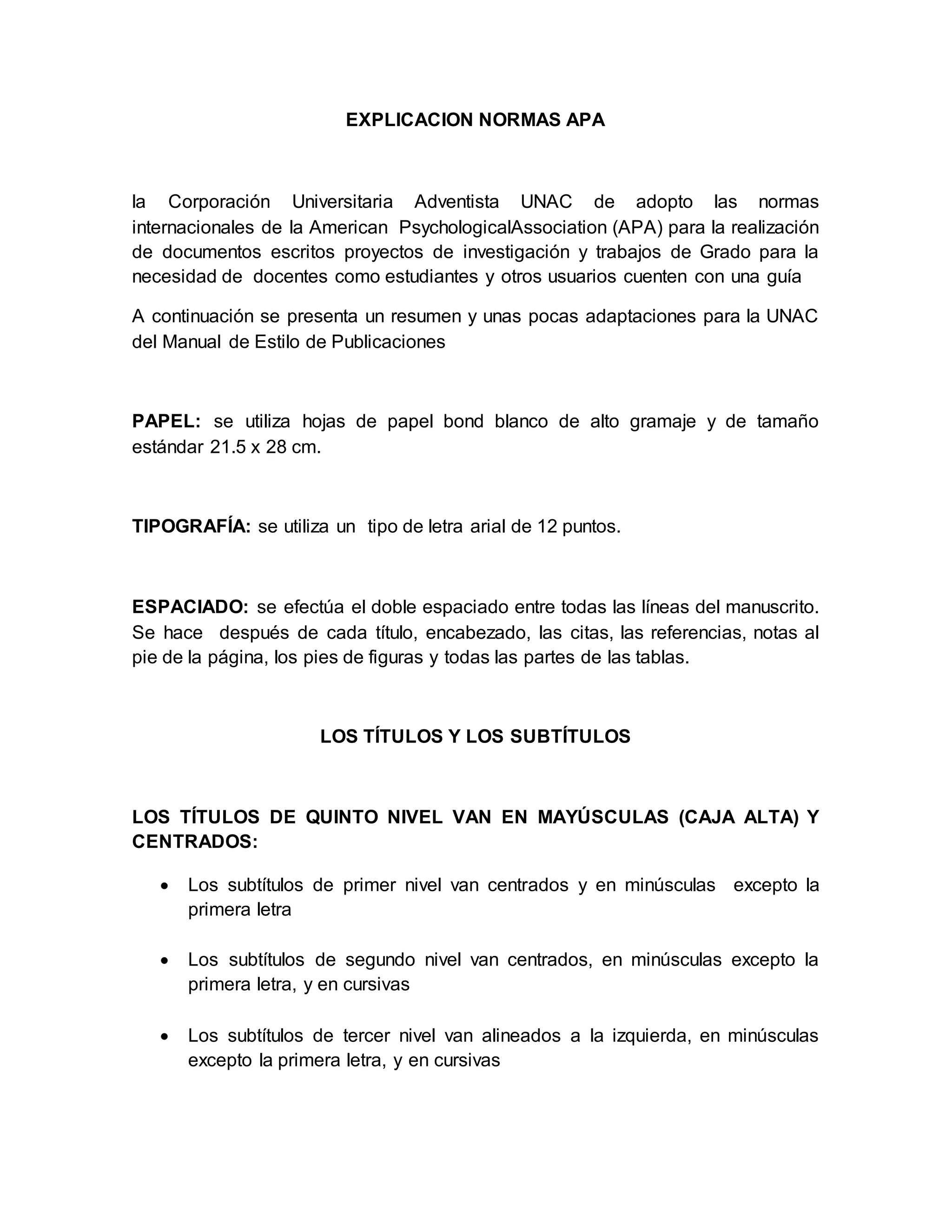 Introducción a normas apa | PDF