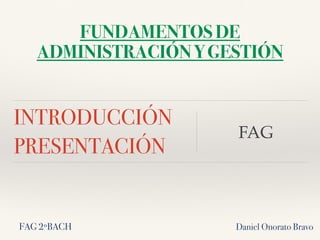 Introducción y evaluación inicial FAG | PDF