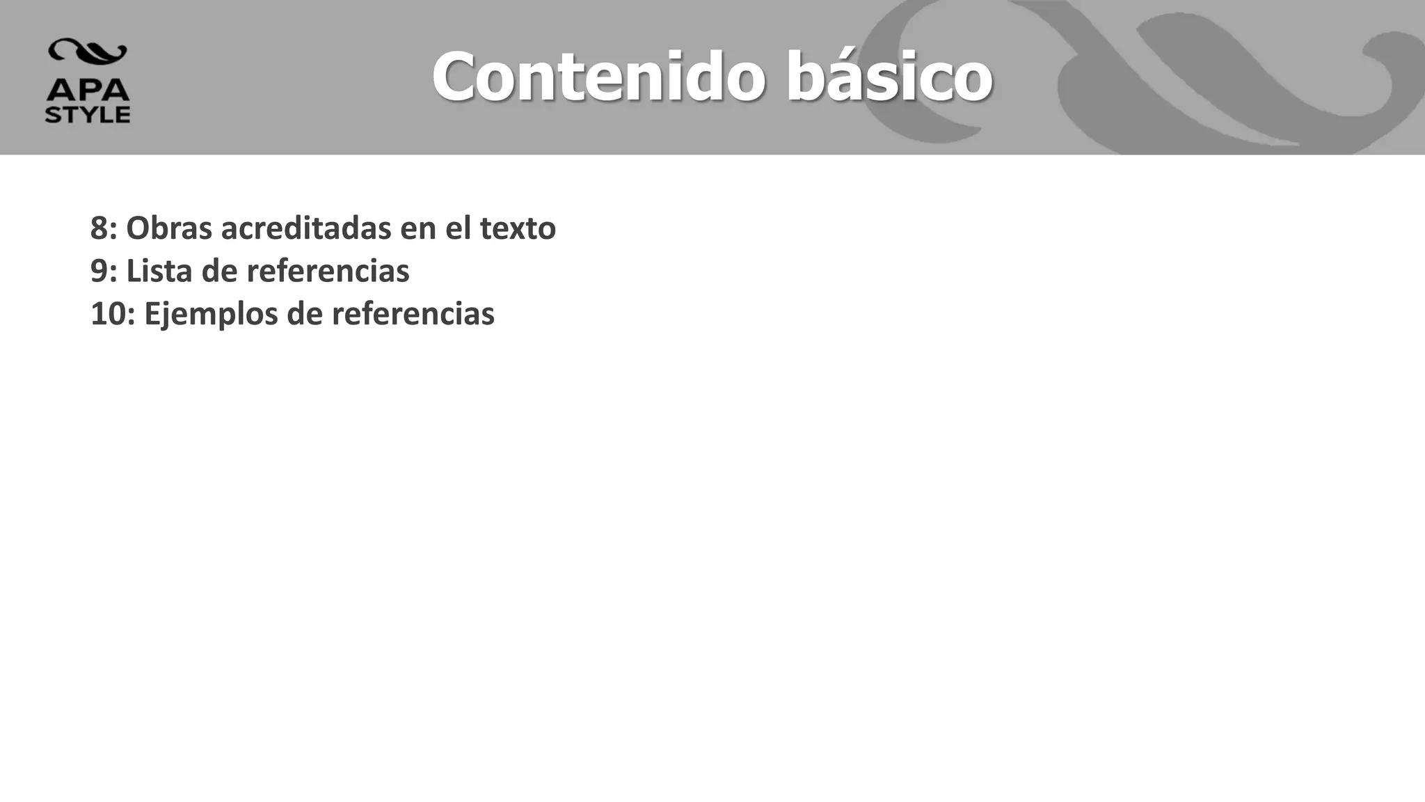 APA7: Introducción y revisión de conceptos básicos | PPT