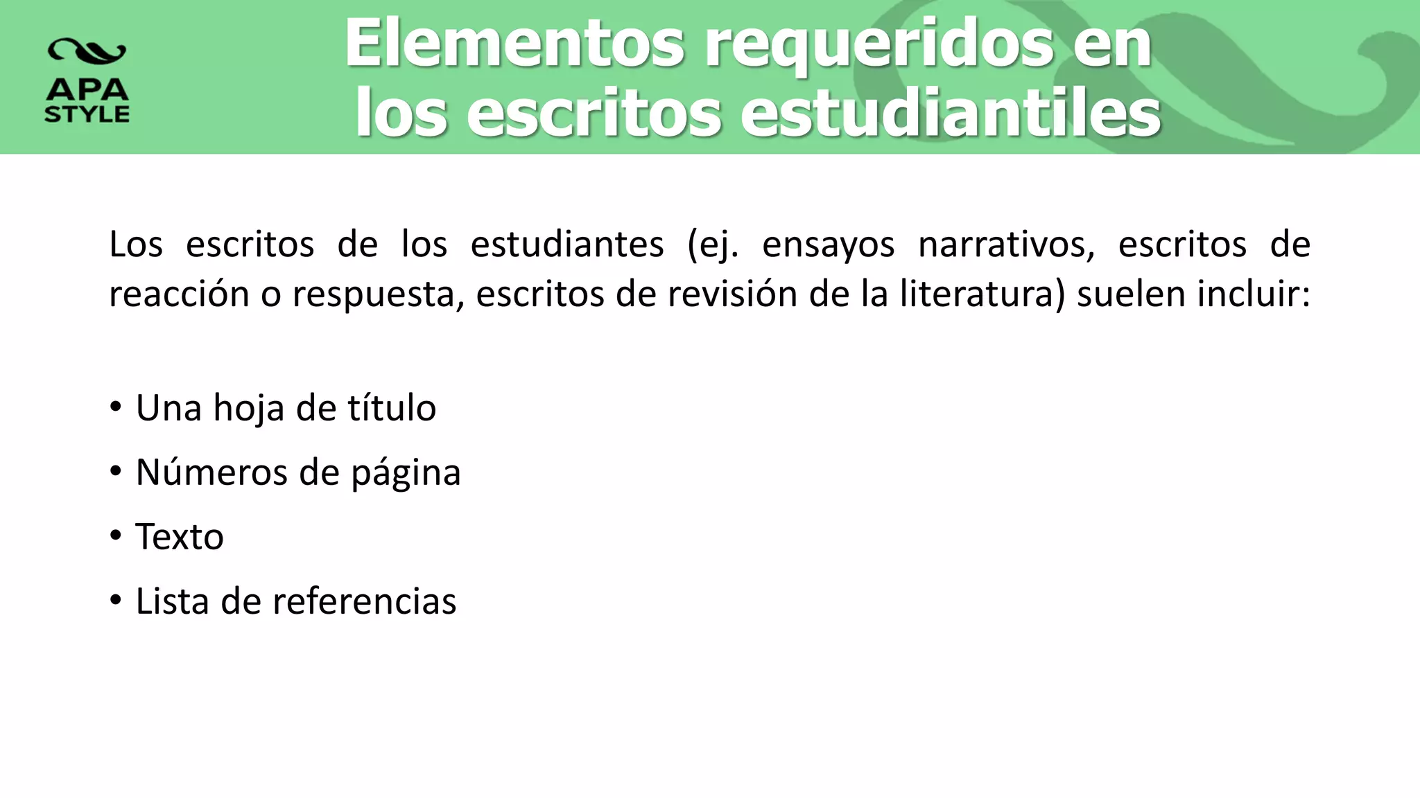 APA7: Introducción y revisión de conceptos básicos | PPT