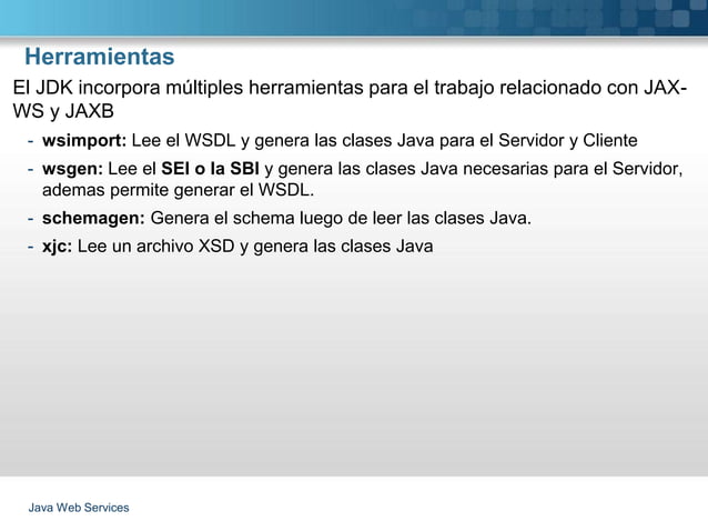 Java Web Services - Introduccion | PPT