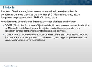 Java Web Services - Introduccion | PPT