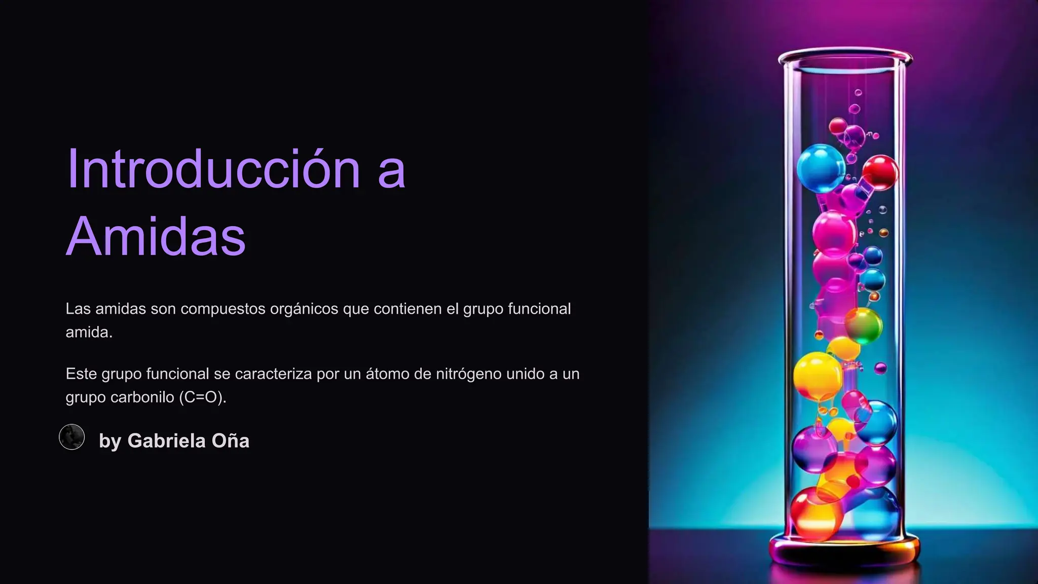 Introduccion-a-Amidas- Relevancia en la ciencia | PPTX