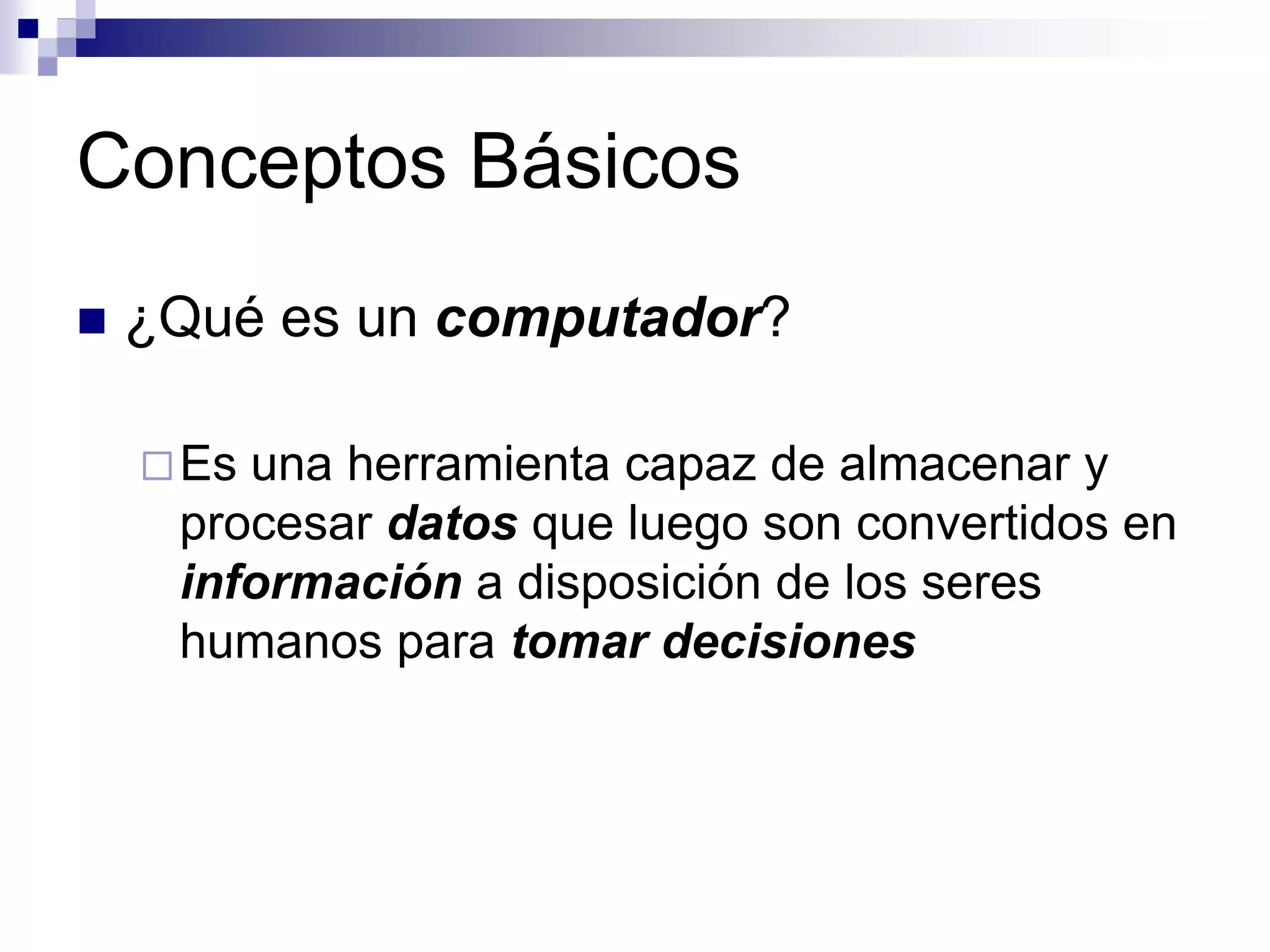programacion "Conceptos basicos" | PPTX