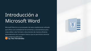Introducción a Microsoft Word para principiantes | PPTX