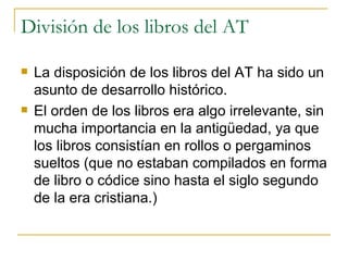 Introduccion al Antiguo Testamento | PPT