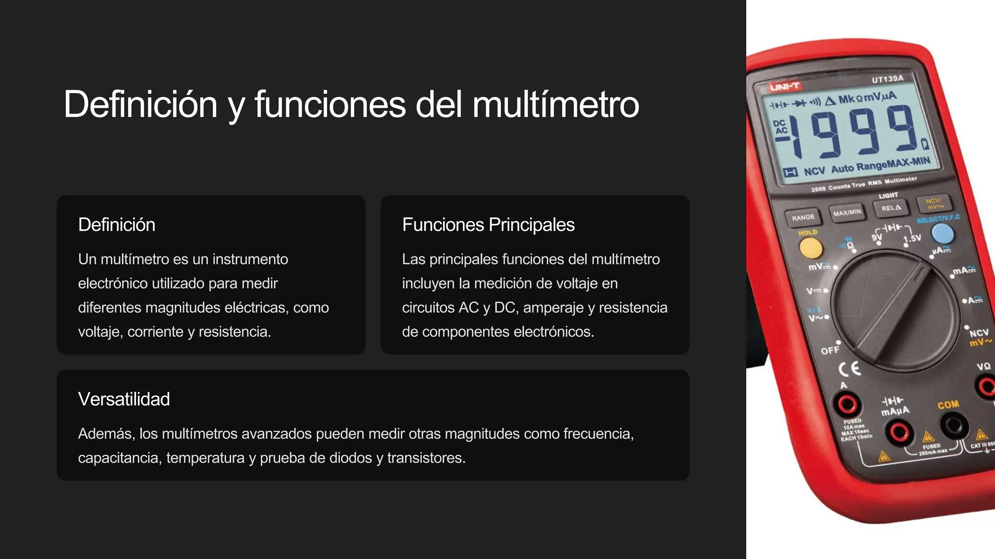 Multimetro todo lo que debes saber de el | PPT