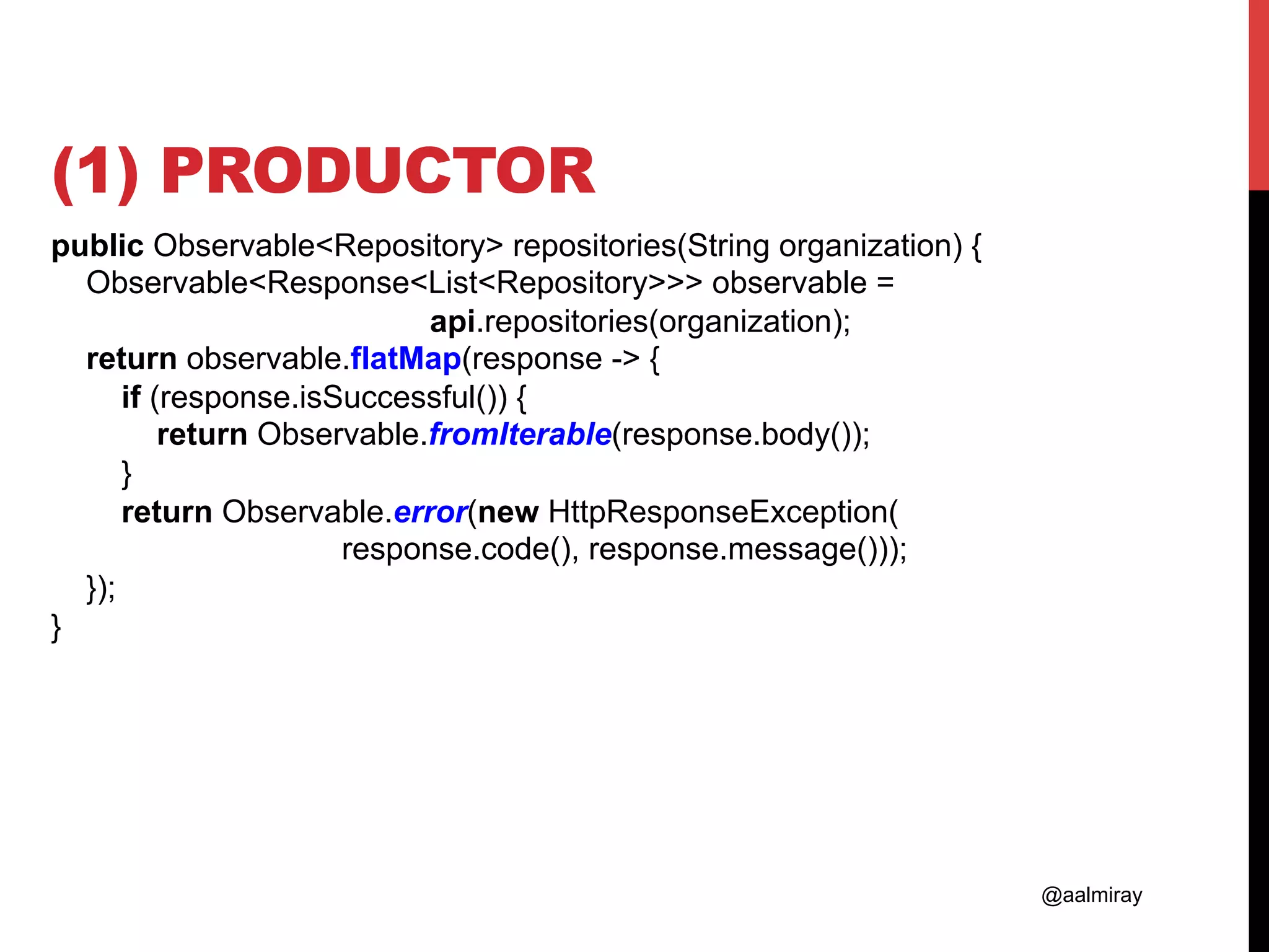 Introduccion a Programacion Reactiva | PPT