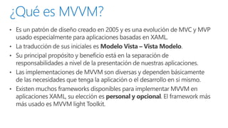 Introducción a XAML y MVVM | PDF