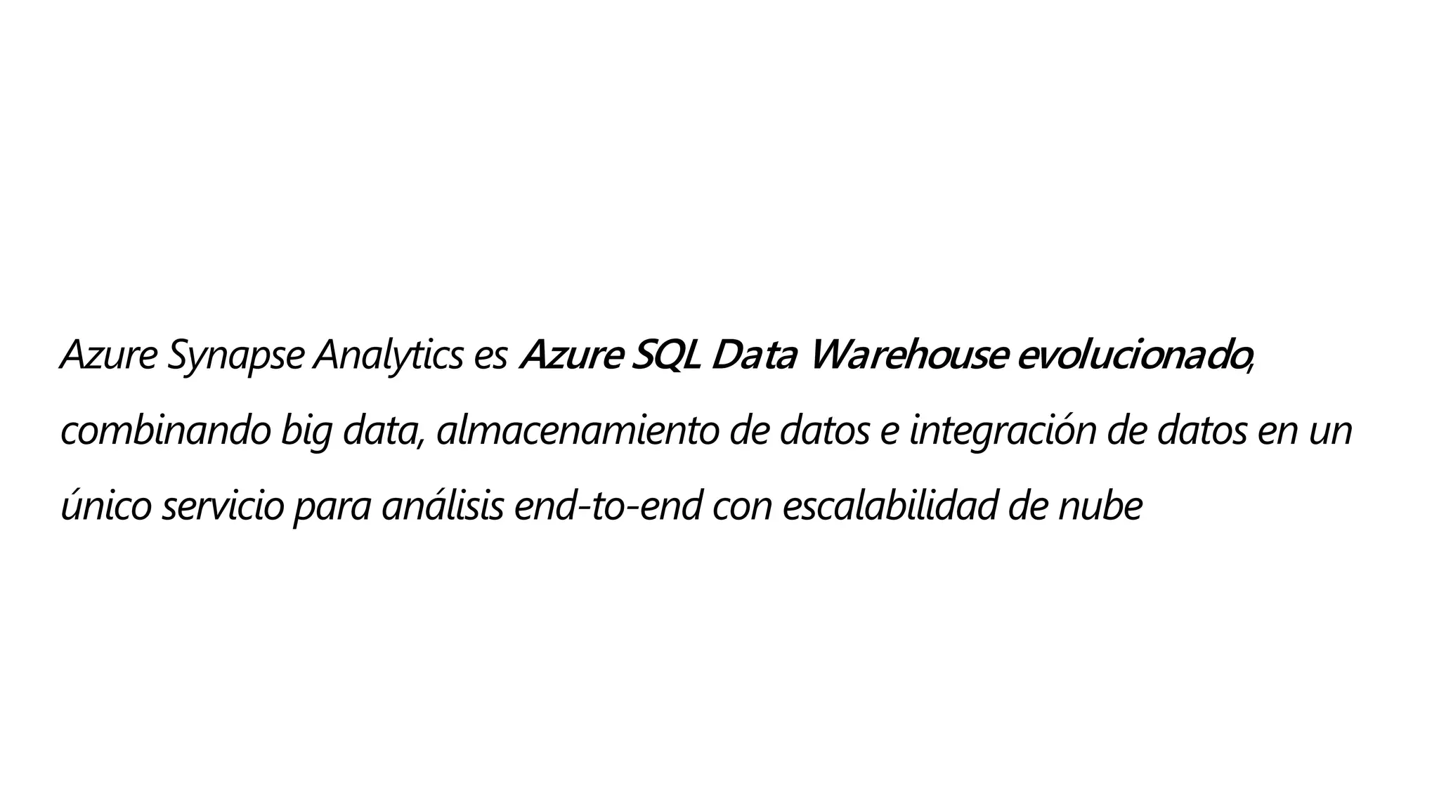 Introduccion A Azure Synapse Analytics Ppt