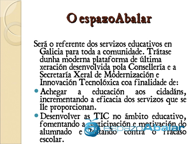 Introduccion abalar tarefa 4 | PPT