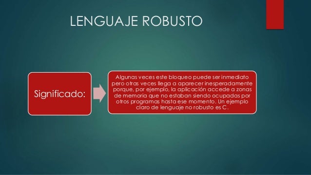 robusta significado